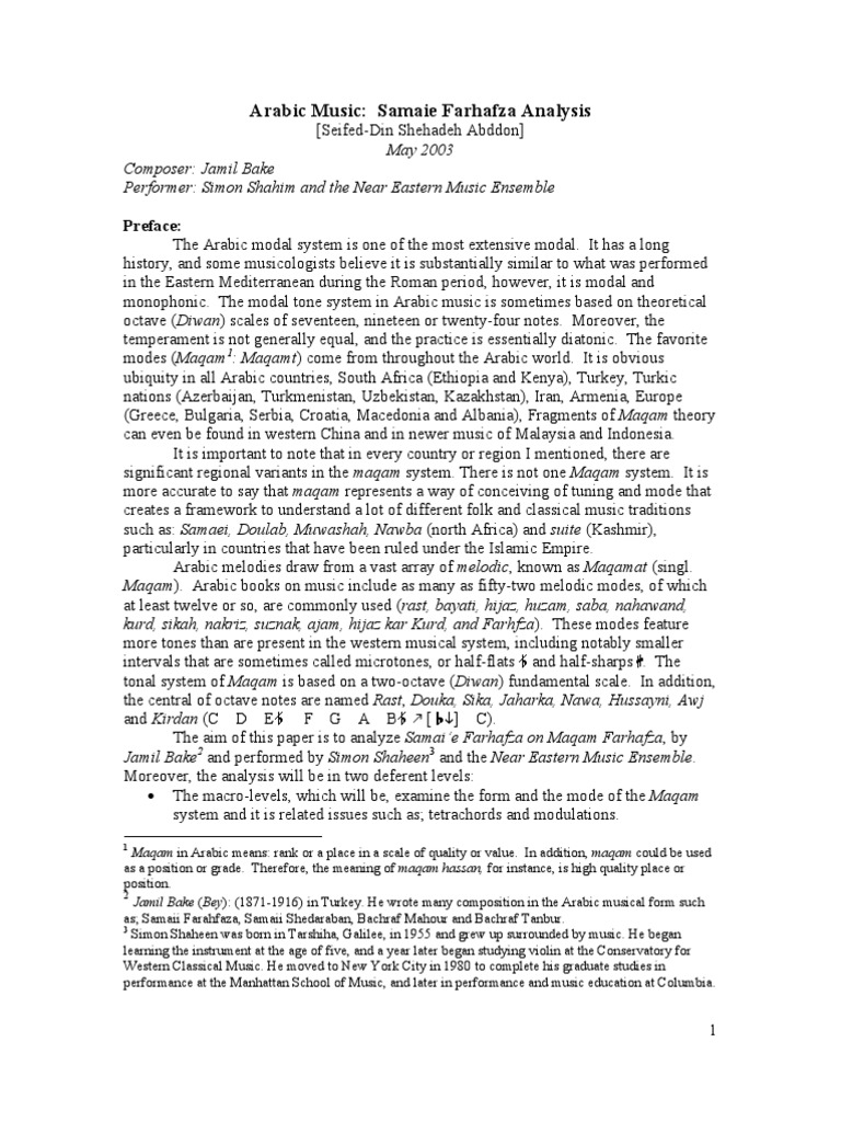 Maqam | PDF | Cent (Music) | Scale (Music)