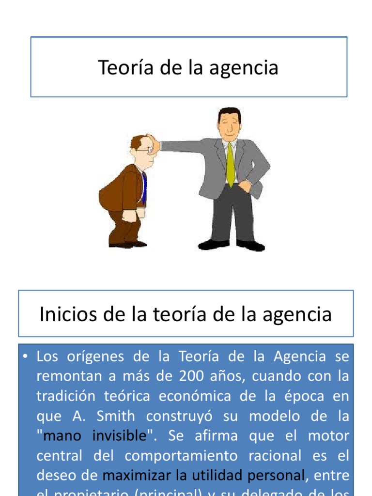 Teoría de La Agencia | PDF