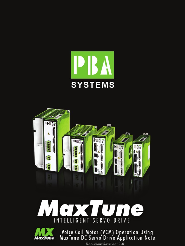 MaxTune Intelligent Servo Drive | Download Free PDF | Electric Motor ...