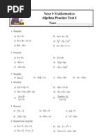 Year 8 Maths Test - Percentage - Questions | PDF | Teaching Methods ...