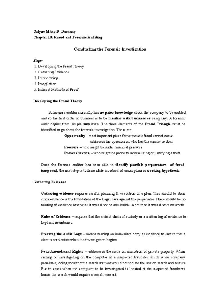 cs report | Evidence | Search And Seizure