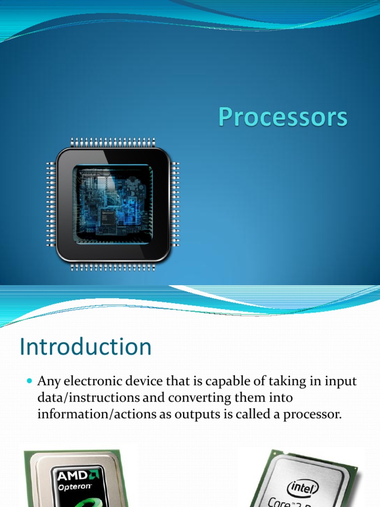 Central Processing Unit.pptx | Advanced Micro Devices | Central ...