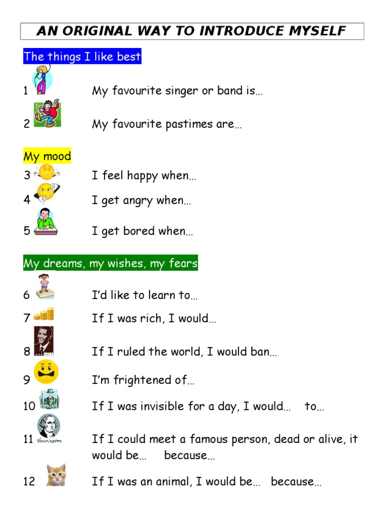 Getting To Know You ! | PDF