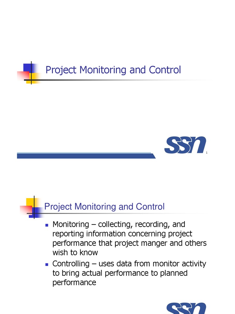 Lecture 10 Monitor and Control | PDF | Business | Production And ...