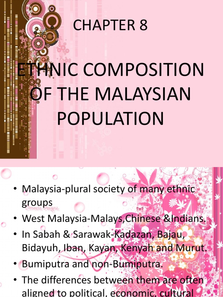 Ethnic Composition of The Malaysian Population | PDF | Malaysia | Indonesia