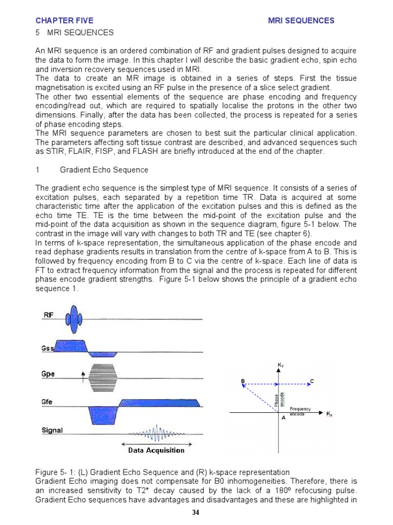 Mri Sequences | PDF | Magnetic Resonance Imaging | Nuclear Magnetic Resonance