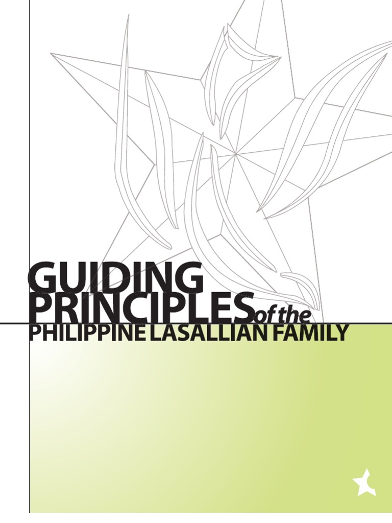 Guiding Principles For The Philippine Lasallian Family | PDF ...