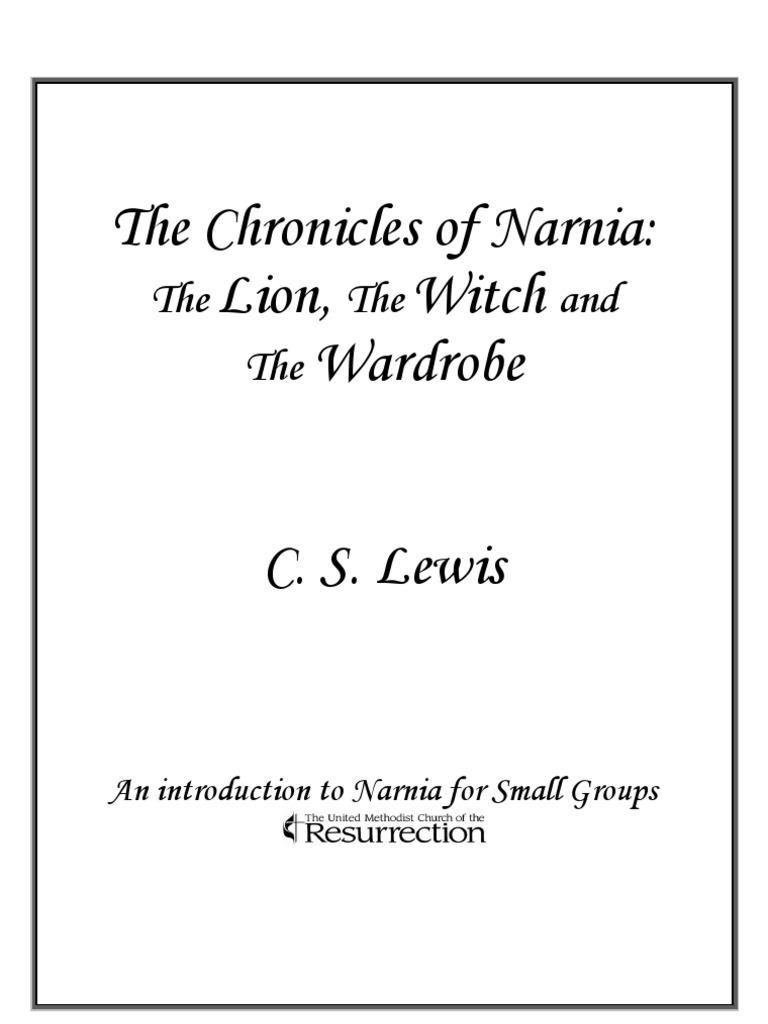 LWW Study Guide | PDF | The Chronicles Of Narnia | Aslan