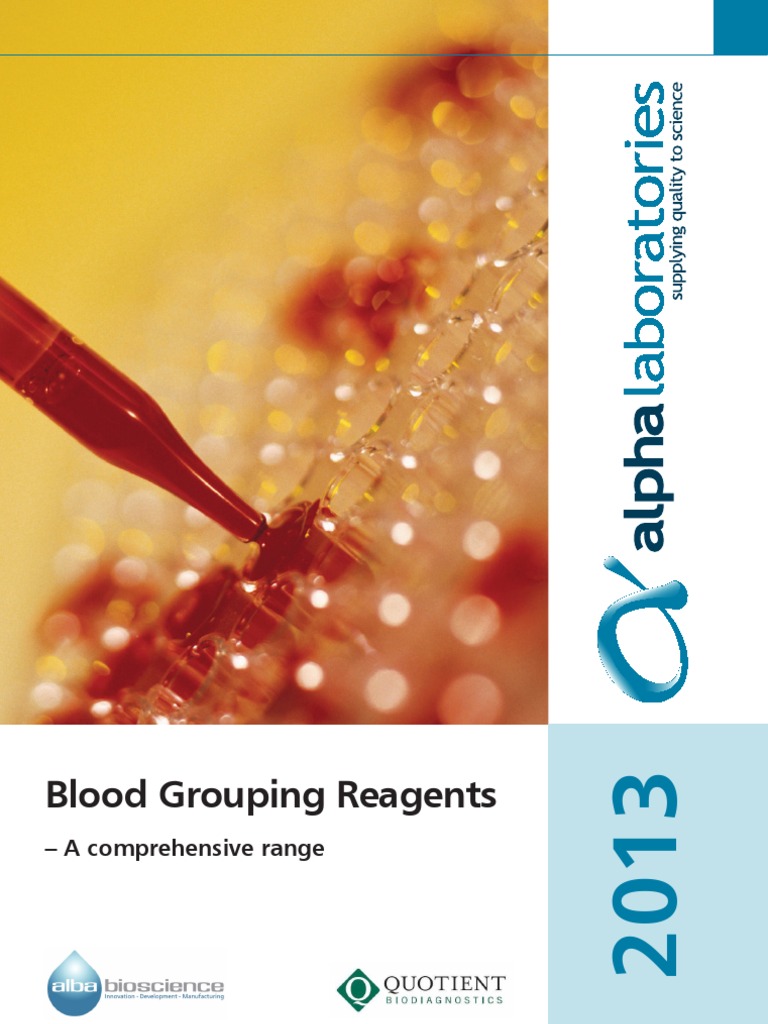Blood Grouping Brochure 2013 - Priced PDF | PDF | Antibody | Polyclonal ...