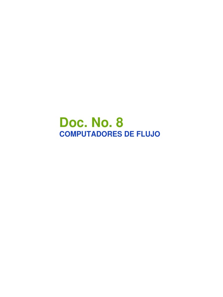 8 Computadores de Flujo | PDF | Medición | Gases