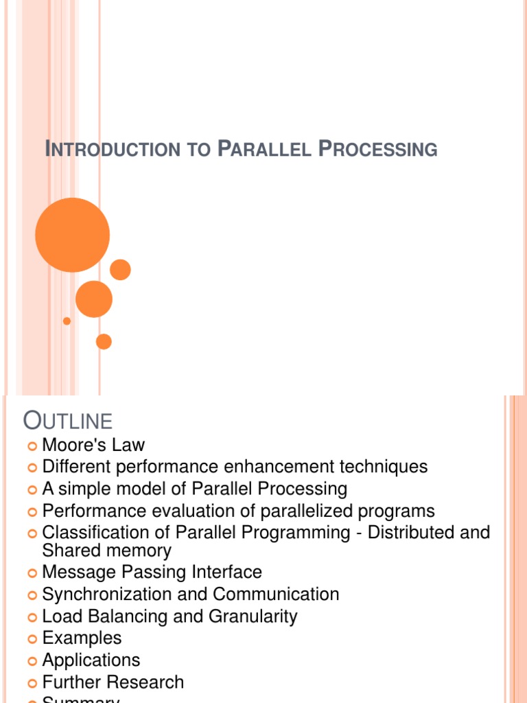 Introduction To Parallel Processing Download Free Pdf Parallel Computing Message Passing