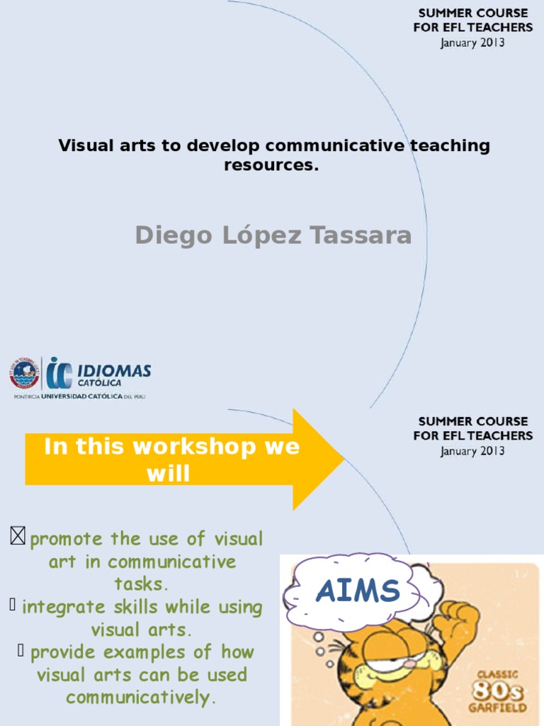 Visual Arts To Developt Communicative Teaching Resources | PDF ...