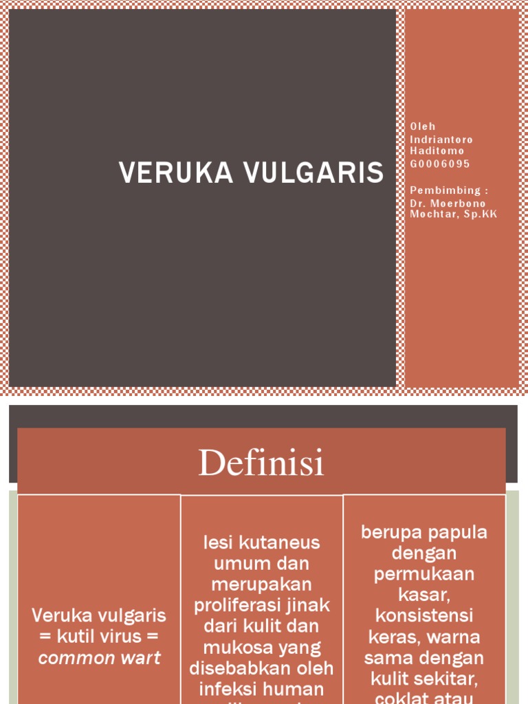 Veruka Vulgaris | PDF