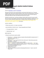 Arti Lambang Dan Simbol Dalam Fisika | PDF