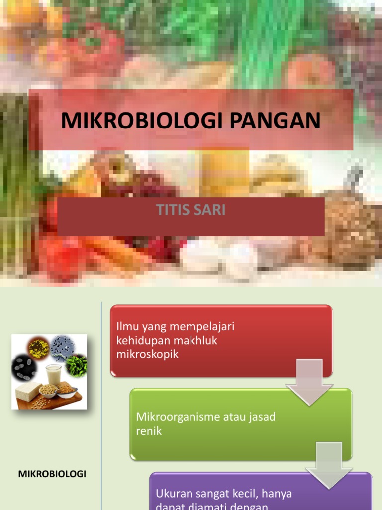Mikrobiologi Pangan | PDF
