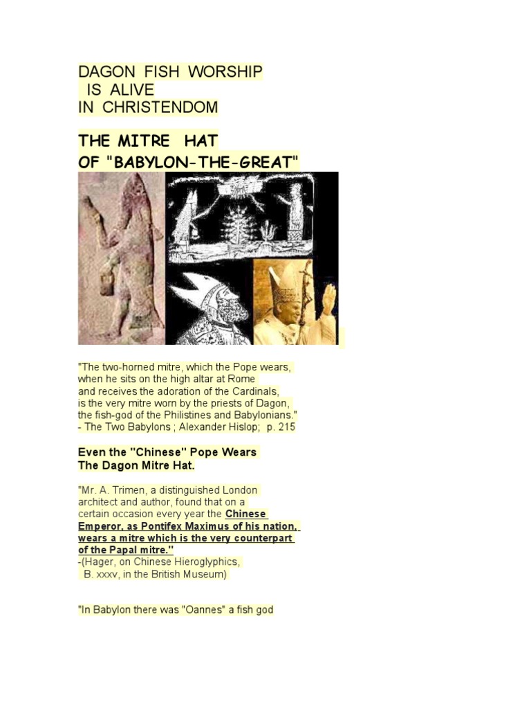 Dagon | PDF | Pope | Babylonia