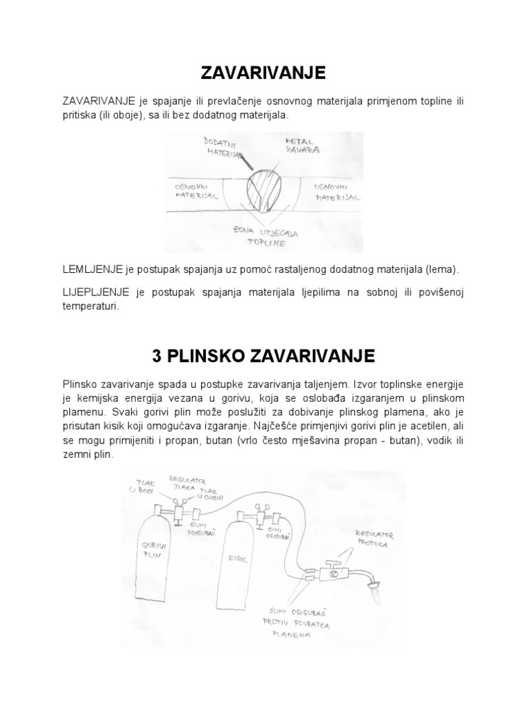 ZAVARIVANJE - Skripta Od Predavanja | PDF