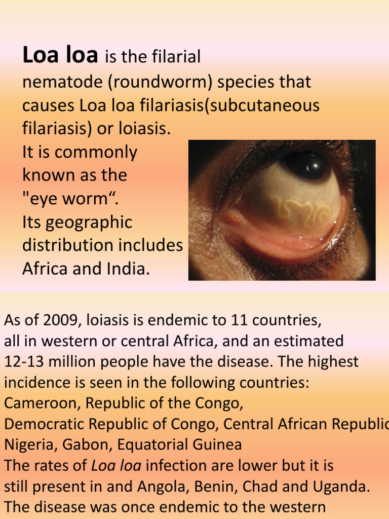 Skin Inflammation Caused By Loa Loa