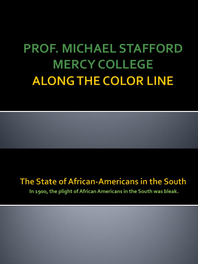 Along The Color Line | PDF | Jim Crow Laws | Fourteenth Amendment To ...