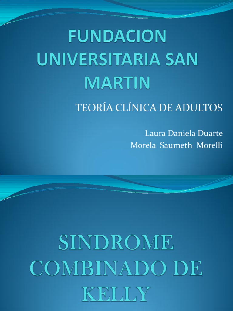 SINDROME COMBINADO DE KELLY Terminado | PDF | Dentadura postiza ...