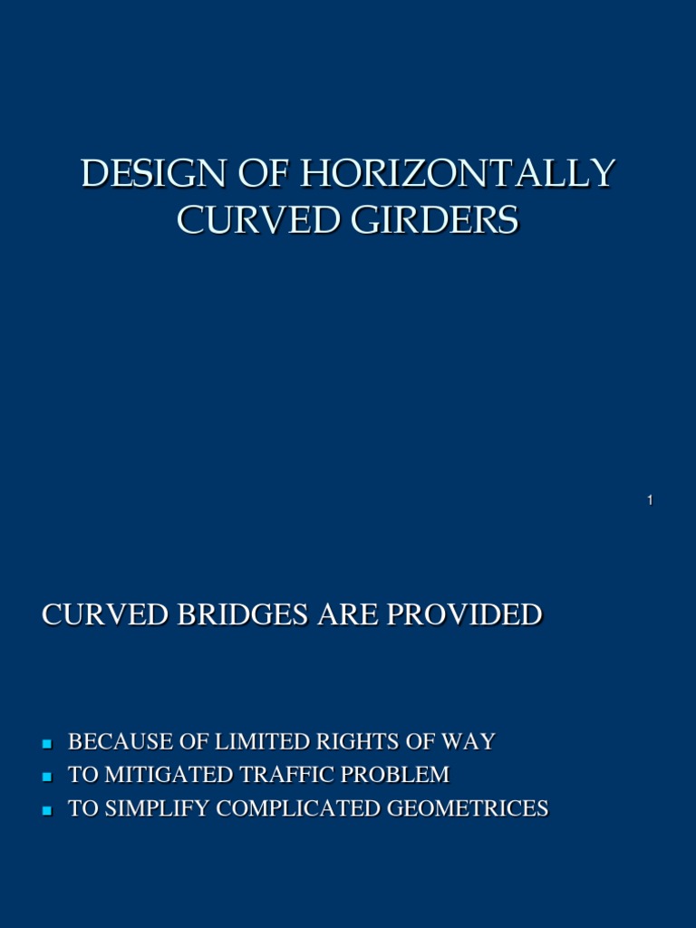 Curved Bridges | PDF | Bending | Beam (Structure)