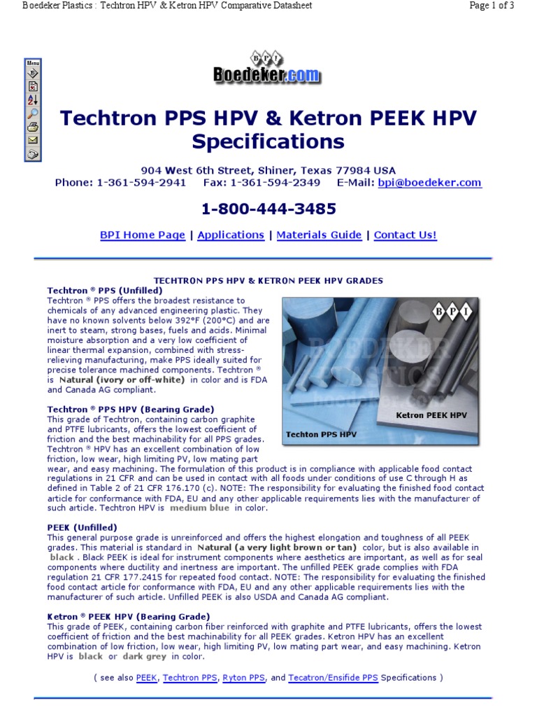 Techtron HPV | Download Free PDF | Ultimate Tensile Strength | Wear