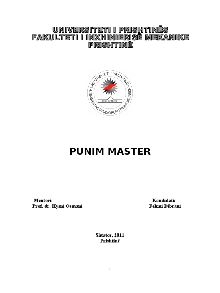 1 Punim Diplome Fehmi Dibrani | PDF