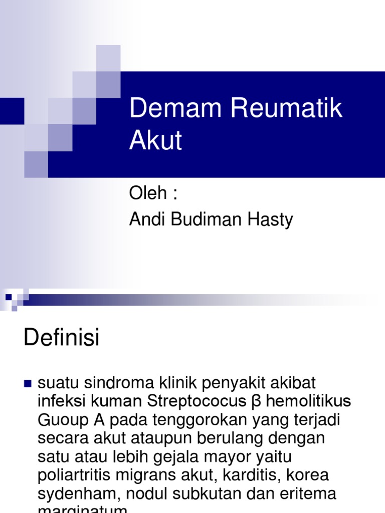 Demam Reumatik Akut | PDF