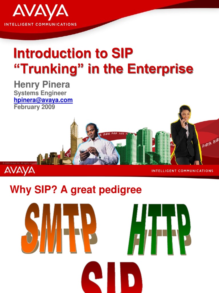 Avaya - SIP Trunking in The Enterprise | PDF | Session Initiation Protocol | Voice Over Ip