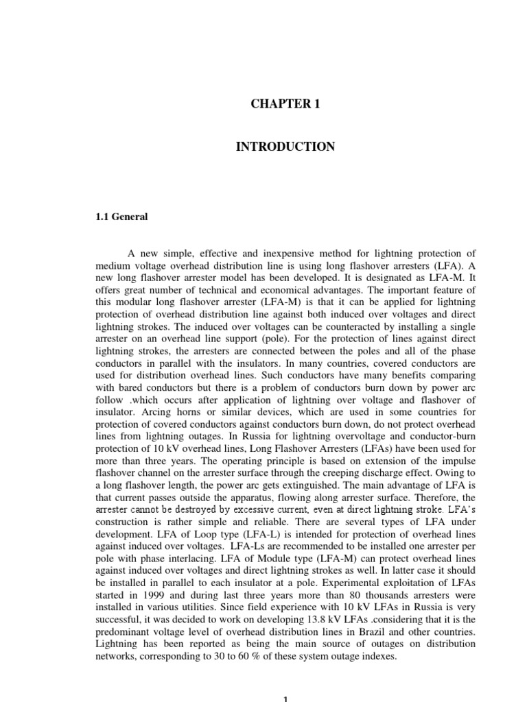 Chapter 1 | PDF | Electric Arc | Insulator (Electricity)