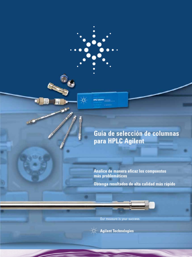 Seleccion Columnas HPLC Agilent | PDF | Cromatografía líquida de alto ...