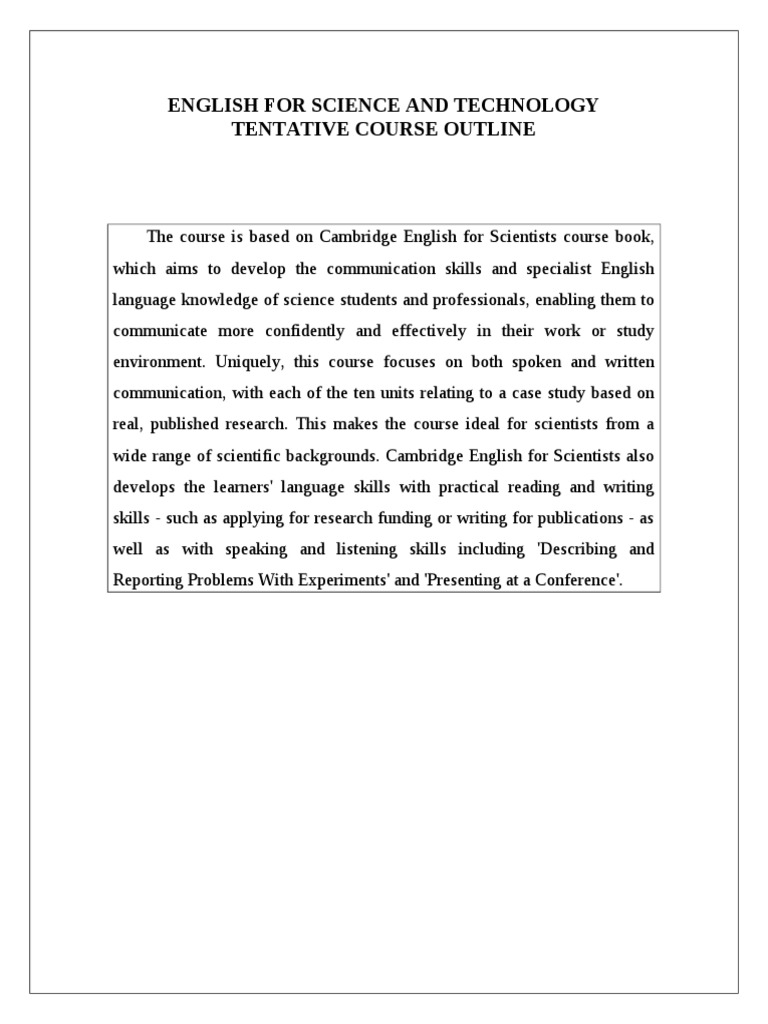 English For Science and Technology | PDF | Scientific Community | Data