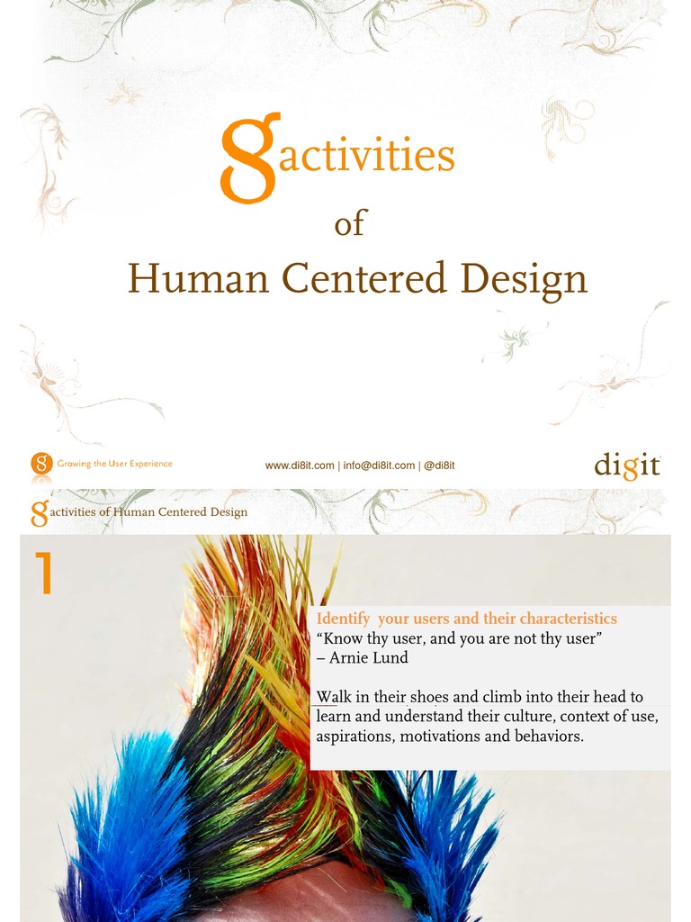8 Activities of Human Centered Design (HCD) | PDF | Usability | Design