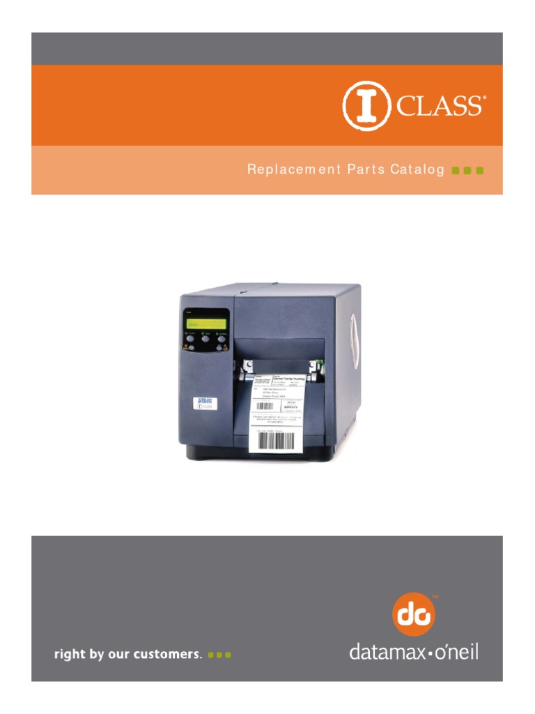 Datamax I Class Parts List | PDF | Printer (Computing) | Electronics