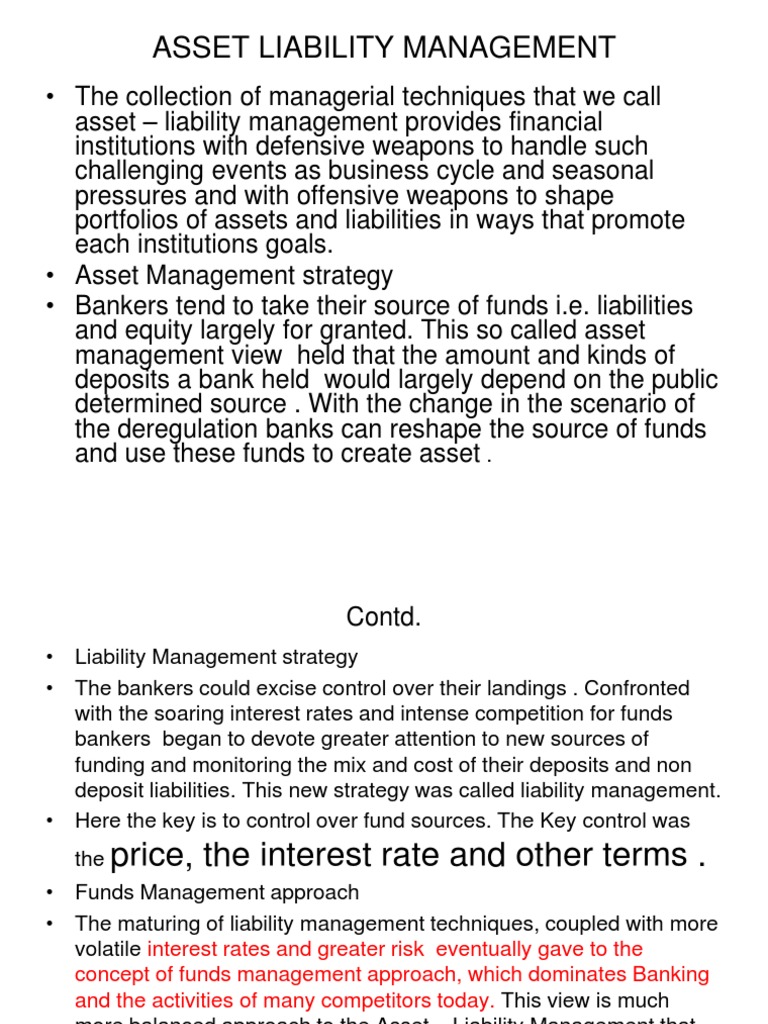 Asset Liability Management | PDF | Asset Liability Management | Bond ...