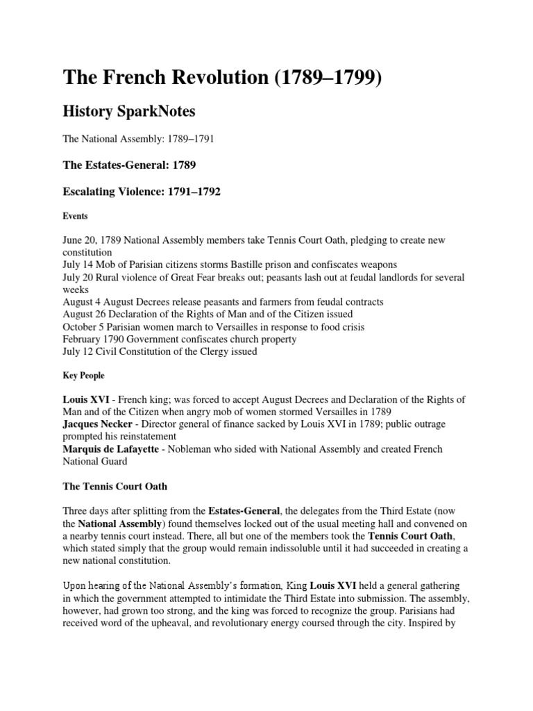 The French Revolution | PDF