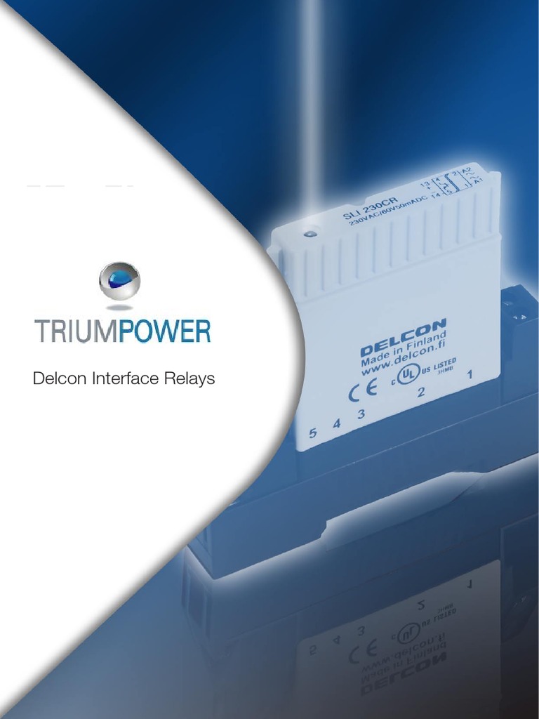 Delcon Relay | PDF | Relay | Transformer