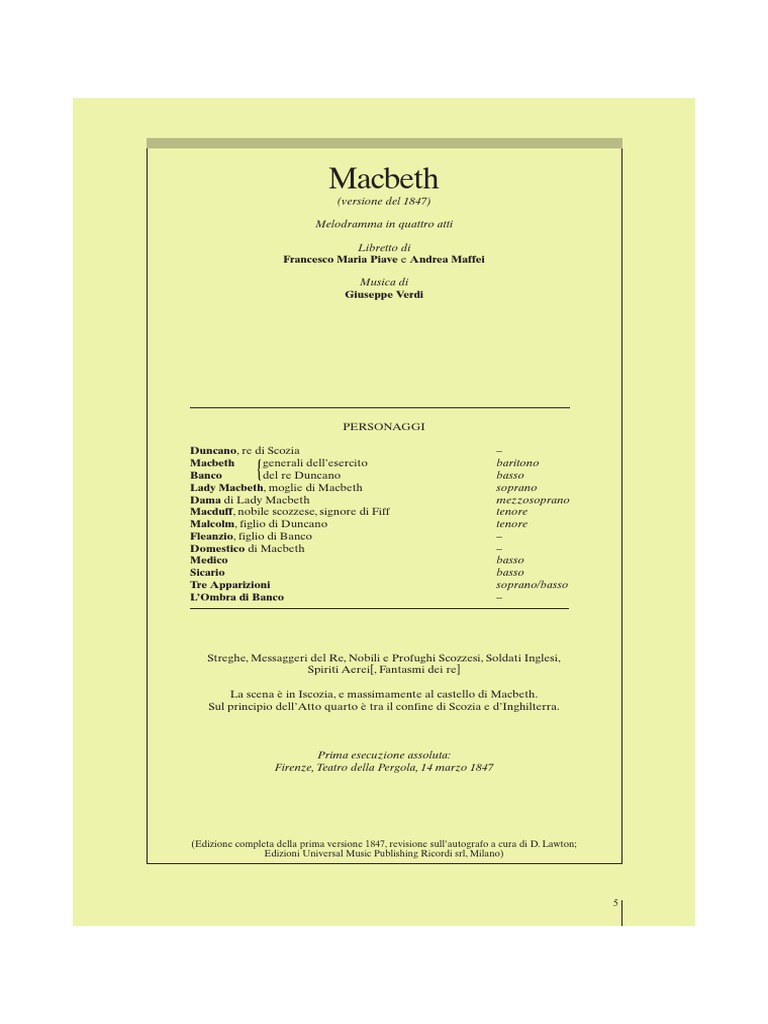 Macbeth | PDF
