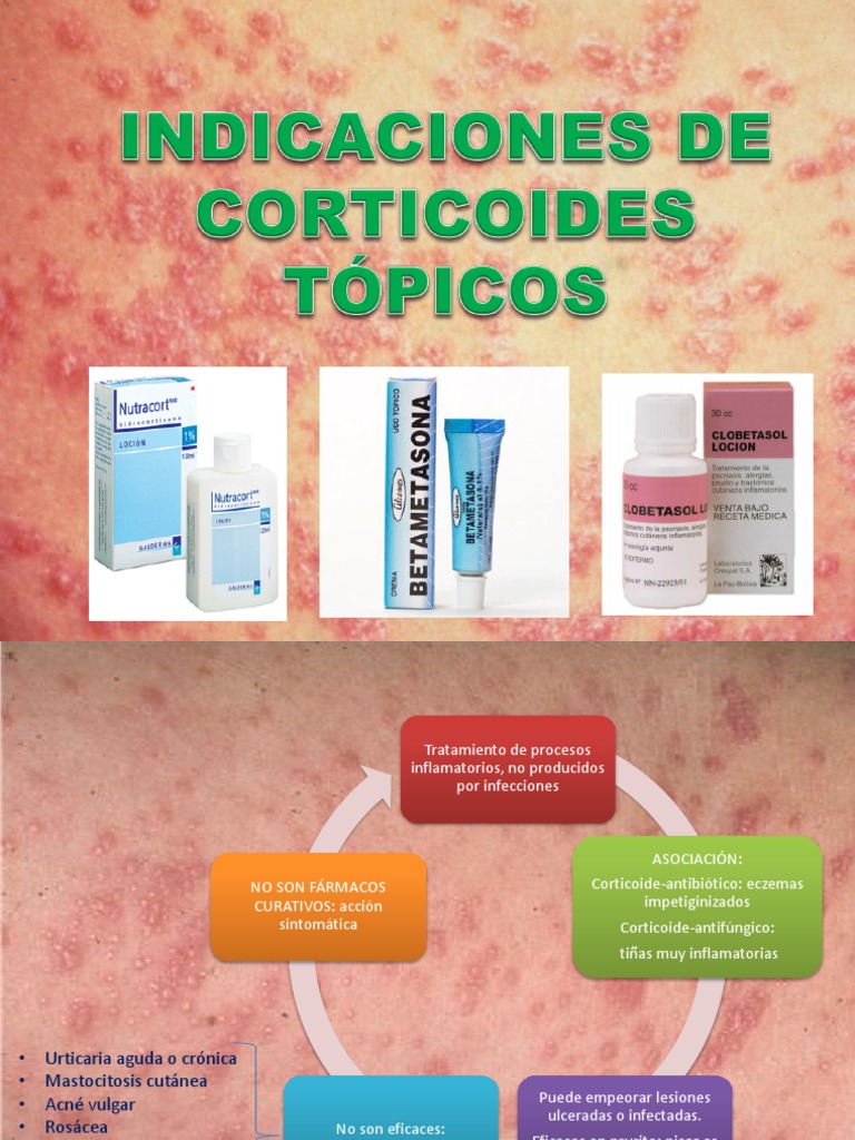 Indicaciones de Corticoides Tópicos | PDF