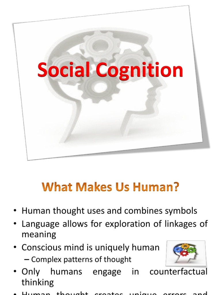 Social Cognition | PDF | Cognitive Psychology | Thought