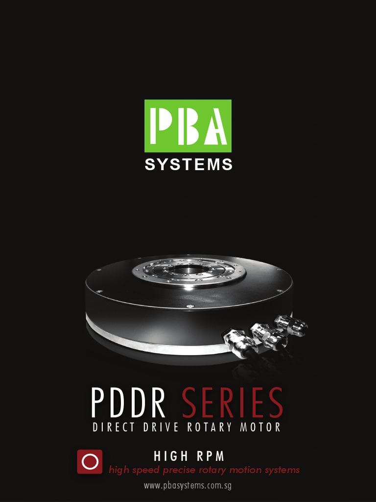PDDR Direct Drive Rotary Motor | Download Free PDF | Torque | Rotation ...