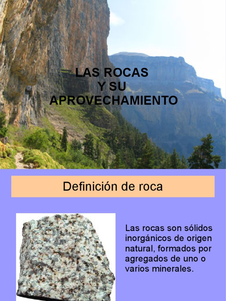 Uso de Las Rocas | Descargar gratis PDF | Roca (geología) | Roca ígnea