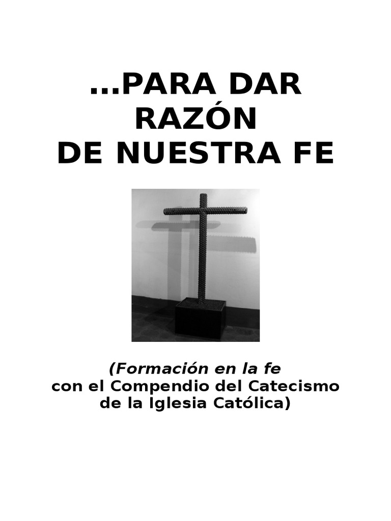 Para Dar Razon | PDF | espíritu Santo | Fe