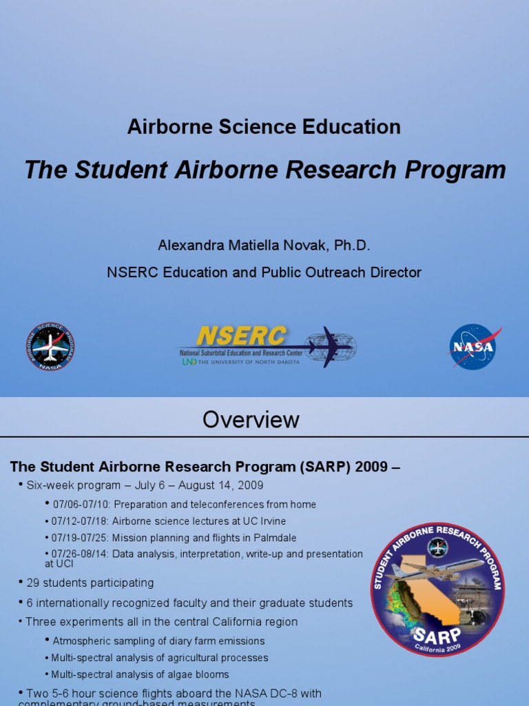 The Student Airborne Research Program | PDF | Meteorology | Experiment