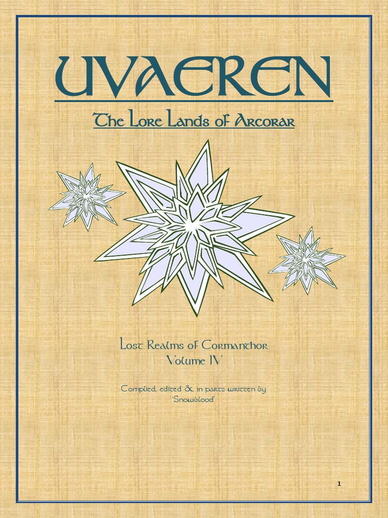 Uvaeren of Cormanthor by Phasai | PDF | Elf (Dungeons & Dragons) | Nature
