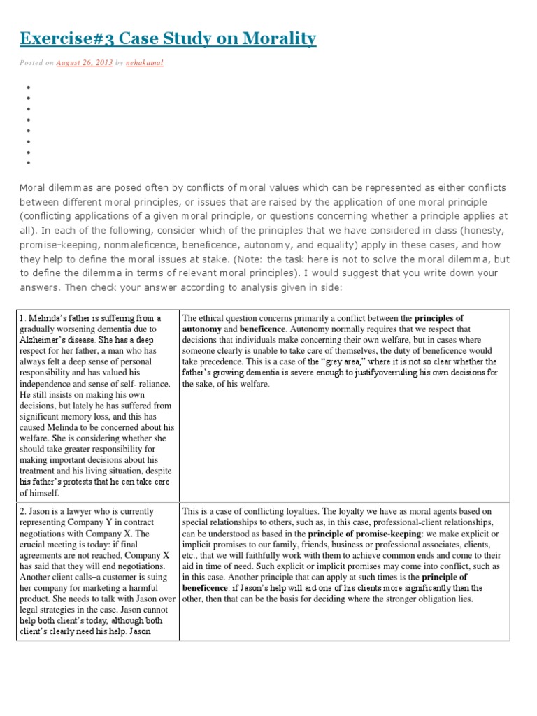 Case Study | PDF | Autonomy | Quarantine