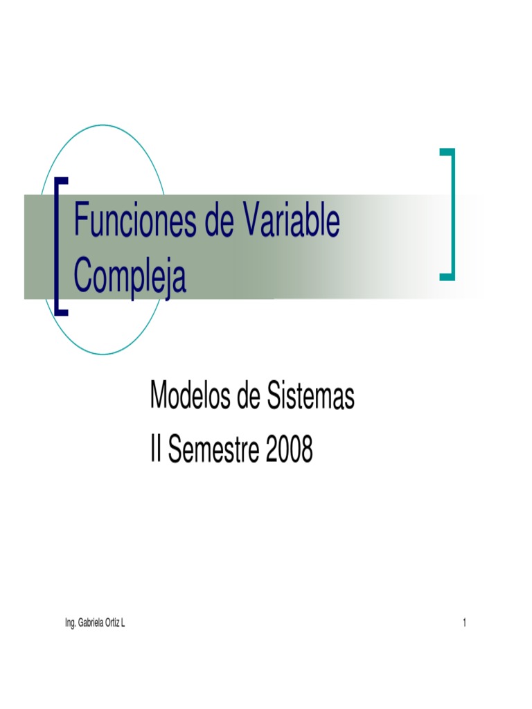 Funcion Variable Compleja | PDF | Función (Matemáticas) | Geometria plana)