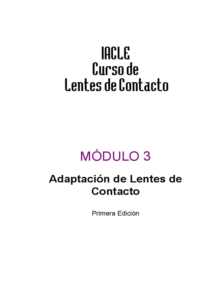 Iacle Modulo 3 | PDF | Lentes | Ojo humano