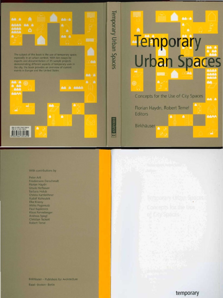 Temporary Urban Spaces | PDF