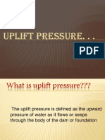 CE12 - Uplift Pressure Under Hydraulic Structures | PDF | Soil ...